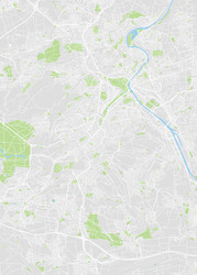 City map stuttgart travel poster design Royalty Free Vector