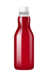 Realistic juice bottle Royalty Free Vector Image