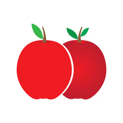 Aplle fruit logo Royalty Free Vector Image - VectorStock