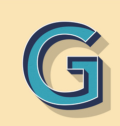 Fonts G Letter Retro Text Vector Images (over 390)