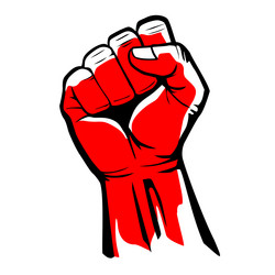 Fist color Royalty Free Vector Image - VectorStock