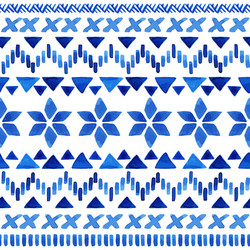 Seamless aztec pattern Royalty Free Vector Image
