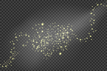 Falling stars effect on checkered background Vector Image