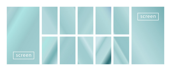 Mobile screen lock display collection of colorful Vector Image