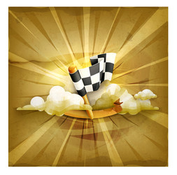 Checkered background old-style Royalty Free Vector Image