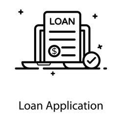 Secured loan Royalty Free Vector Image - VectorStock