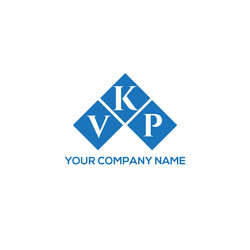 Vkp letter technology logo design on white Vector Image