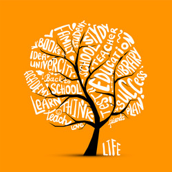 Subject School Tree Vector Images (64)