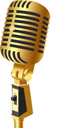 Golden Mic Vector Images (over 520)