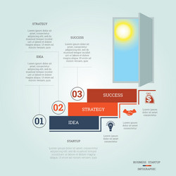 Infographic arrow banner with 3 options Royalty Free Vector