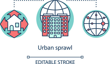 Urban Sprawl Vector Images (over 150)