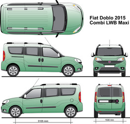 Fiat Doblo Vector Images (18)
