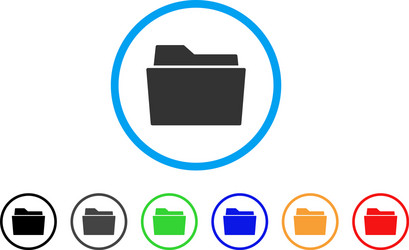 Temporary folder icon Royalty Free Vector Image