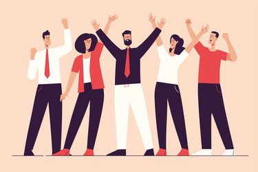 Business team set Royalty Free Vector Image - VectorStock