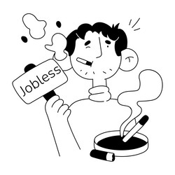 Jobless Royalty Free Vector Image - VectorStock