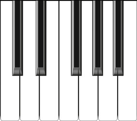 Blank Piano Keyboard Layout
