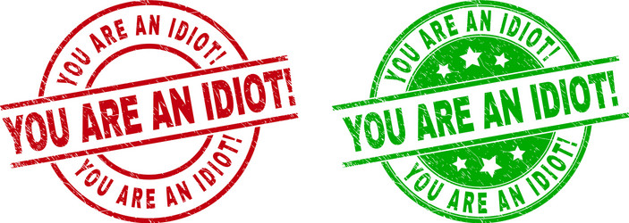 Idiot Stupid Moron Vector Images (over 120)