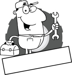 Cartoon builder Royalty Free Vector Image - VectorStock