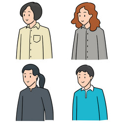 Set people Royalty Free Vector Image - VectorStock