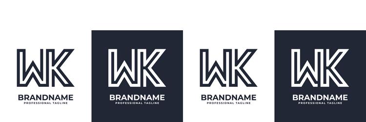 Kw Monogram Vector Images (over 1,200)