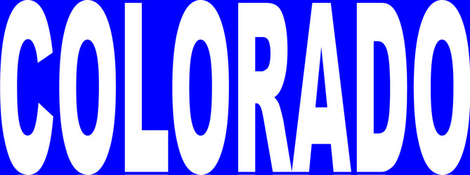 Produce of colorado shield Royalty Free Vector Image