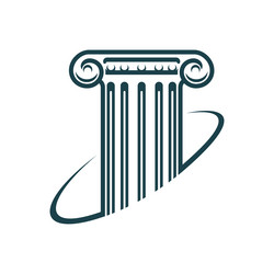 Toga ancient rome line icon Royalty Free Vector Image