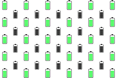 Abstract battery complete charge pattern Vector Image