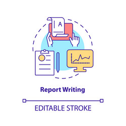 Report Writing Icon Vector Images (over 11,000)