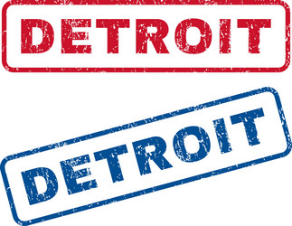 Detroit rubber stamp Royalty Free Vector Image