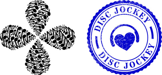 Stamp Texture Dj Vector Images (over 170)