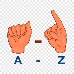 Hand with clenched fist icon cartoon style Vector Image