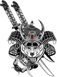 Samurai 0015 Royalty Free Vector Image - VectorStock