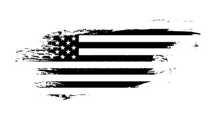 Usa flag distressed american flag with splash Vector Image