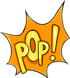 Cartoon comics phrase - boom Royalty Free Vector Image