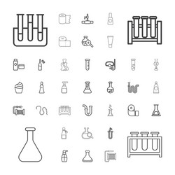 Tube icons Royalty Free Vector Image - VectorStock