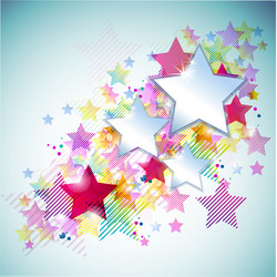 Abstract stars background Royalty Free Vector Image
