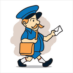 Mailman Black White Vector Images (over 870)