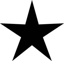 Stars rays angles transition from short Royalty Free Vector