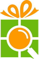 Find delivery logo icon design Royalty Free Vector Image