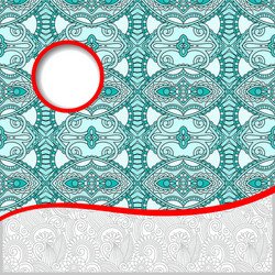 Batik meander pattern background Royalty Free Vector Image