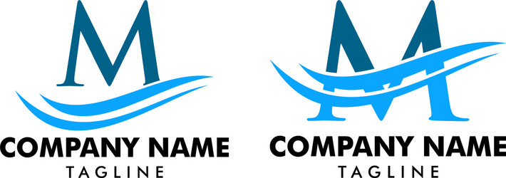 Letter M Ocean Waves Vector Images (over 160)