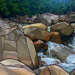 Flowing Brook Vector Images (over 120)