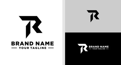 Letter r logo monogram elegant luxury unique edita