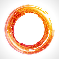 Light white circle glow effect shine sphere ring Vector Image