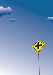 Cross Road Sign Vector Images (over 14,000)