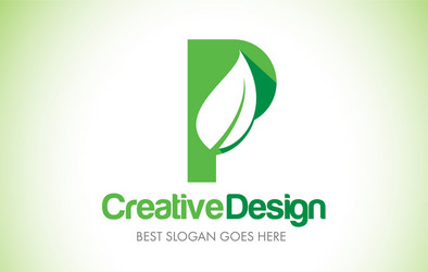 Green leaf logo Royalty Free Vector Image - VectorStock