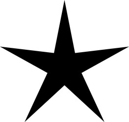 Stars rays angles transition from short Royalty Free Vector