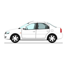 Modern car Royalty Free Vector Image - VectorStock