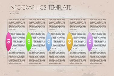 Brown infographics Royalty Free Vector Image - VectorStock