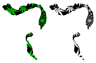 Qena governorate map Royalty Free Vector Image